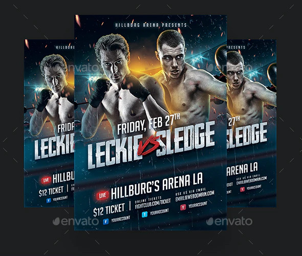 Boxing Flyer - 10+ Examples, Format, Pdf | Examples
