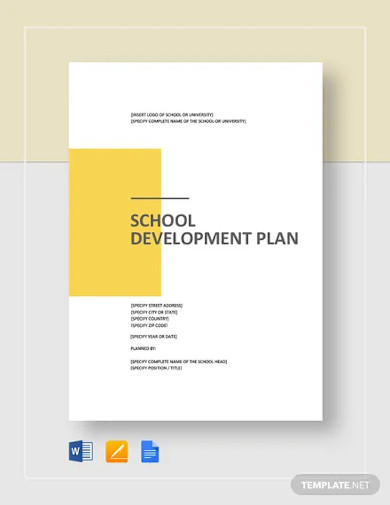 School Development Plan - 10+ Examples, Format, Pdf | Examples