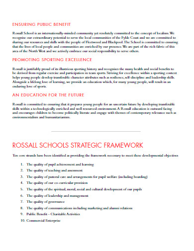 School Development Plan - 10+ Examples, Format, Pdf | Examples
