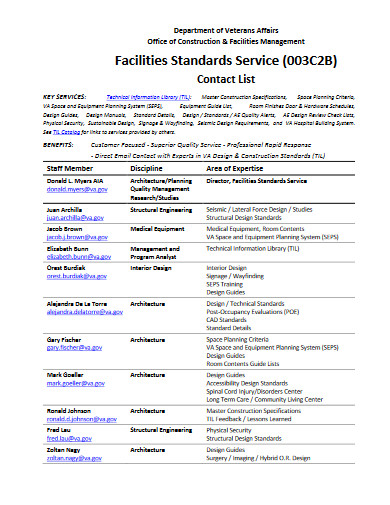 Service List - 10+ Examples, Format, Pdf | Examples
