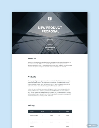 Product Proposal - 30+ Examples, Format, Pdf | Examples