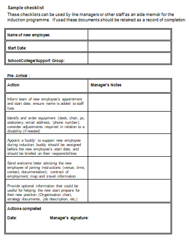 Shift Change Checklist - 10+ Examples, Format, Pdf | Examples