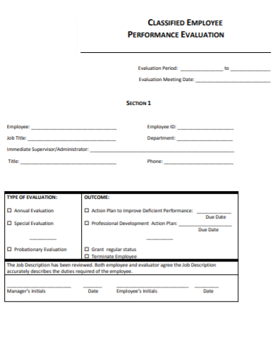 HR Evaluation Form - 10+ Examples, Format, Pdf | Examples