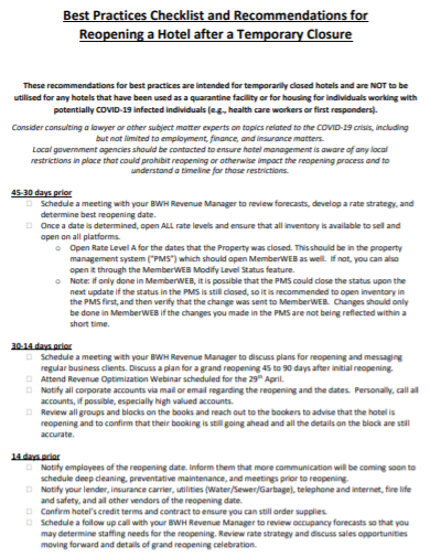 Shift Change Checklist - 10+ Examples, Format, Pdf | Examples
