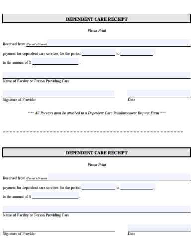 Nanny Receipt - 10+ Examples, Format, Pdf | Examples