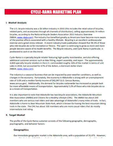 Retail Marketing Plan - 11+ Examples, Format, Pdf | Examples