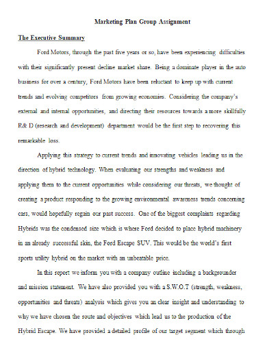 Retail Marketing Plan - 11+ Examples, Format, Pdf | Examples