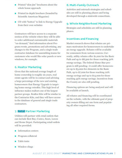 Retail Marketing Plan - 11+ Examples, Format, Pdf | Examples