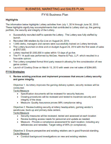 Retail Marketing Plan - 11+ Examples, Format, Pdf | Examples