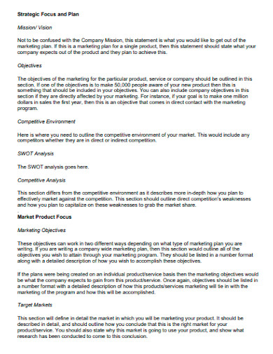 Retail Marketing Plan - 11+ Examples, Format, Pdf | Examples