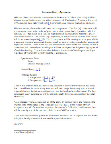 Employee Retention Agreement - 8+ Examples, Format, Pdf | Examples