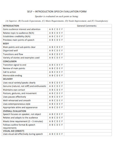 25+ Speech Introduction - Examples, PDF | Examples