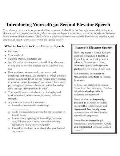 25+ Speech Introduction - Examples, PDF | Examples
