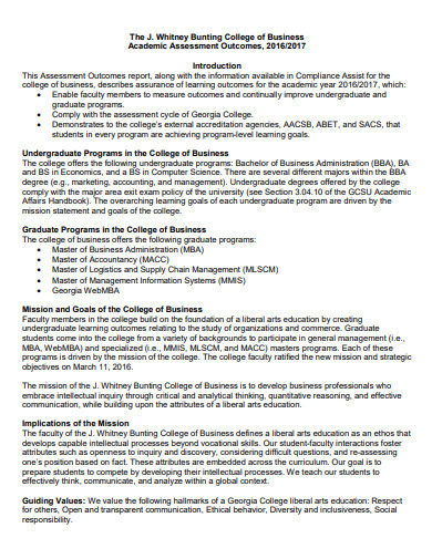 Academic Assessment - 10+ Examples, Format, Sample | Examples