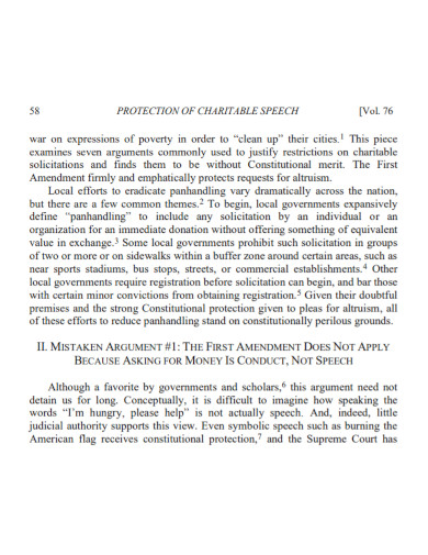 Charity Speech - 10+ Examples, Format, Sample | Examples