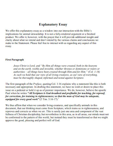 Explanatory Essay - 10+ Examples, Format, Pdf | Examples