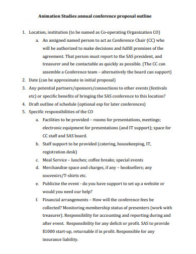 Animation Proposal - 10+ Examples, Format, Pdf | Examples