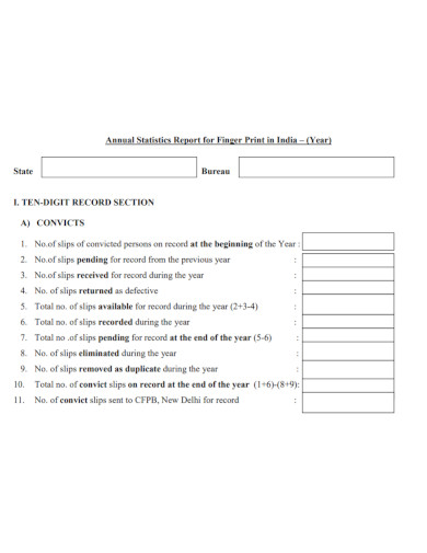 Statistics Report - 11+ Examples, Format, Pdf | Examples