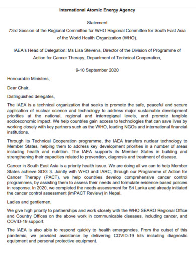 10+ Agency Statement Examples [ Advertising, Work, Space ] | Examples