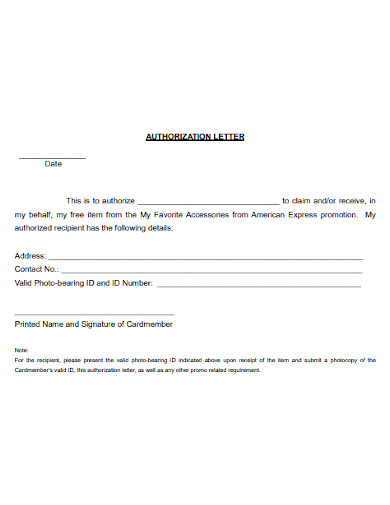 Authorization Letter to Claim Salary - 6+ Examples, Format, Sample ...