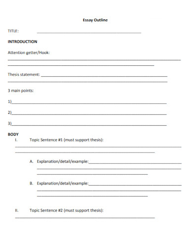 College Argumentative Essay Outline Argumentative Essay Outline 
