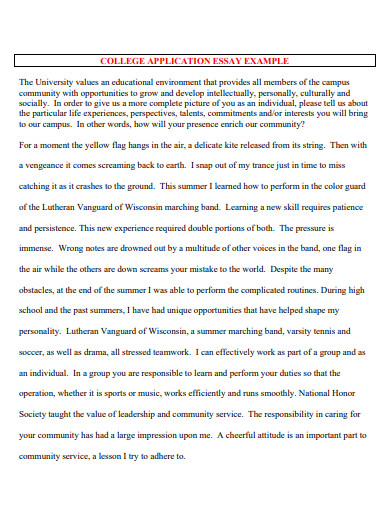  Community Essay Example How To Write The Columbia University 