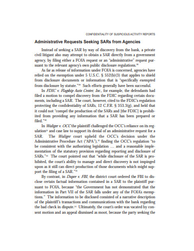 Suspicious Activity Report - 10+ Examples, Format, Pdf | Examples