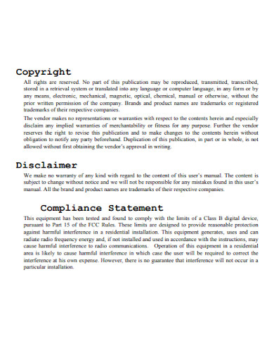 10+ Copyright Disclaimer Statement Examples [ Music, Video, Image ...