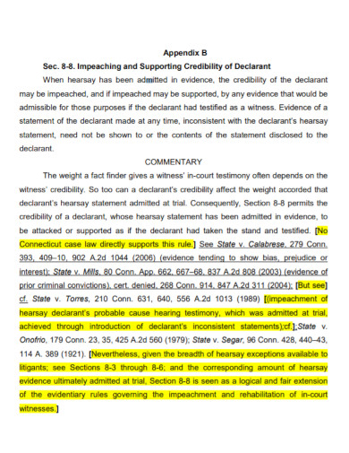 Credibility Statement - 7+ Examples, Format, Pdf | Examples