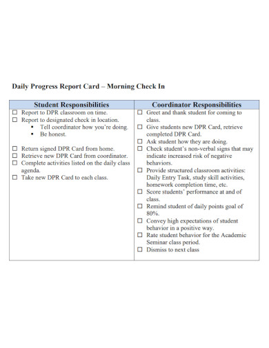 Daily Progress Report - 10+ Examples, Format, Pdf | Examples