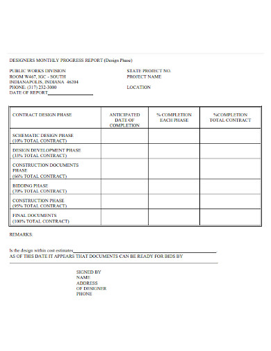 10 Monthly Progress Report Examples Work Construction Project 