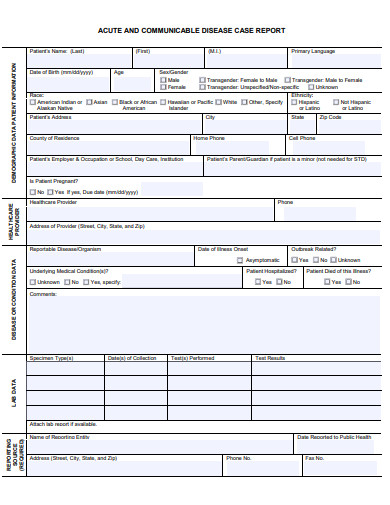 10+ Case Report Examples in MS Word | Google Docs | Apple Pages | PDF ...