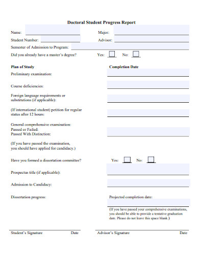 Student Progress Report - 10+ Examples, Format, Pdf | Examples