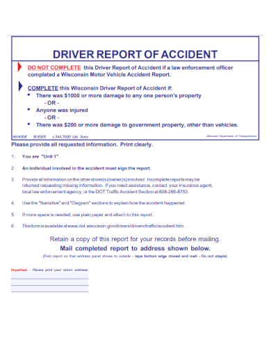 AccidentIncident Report - 10+ Examples, Format, Pdf | Examples