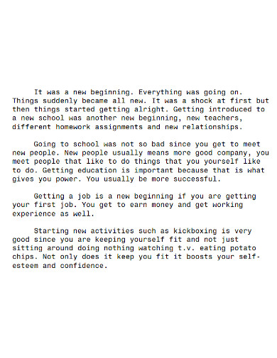 High School Life Essay - 8+ Examples, Format, Pdf | Examples