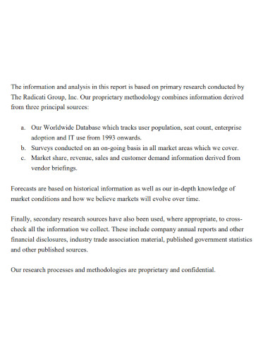 Statistics Report - 11+ Examples, Format, Pdf | Examples