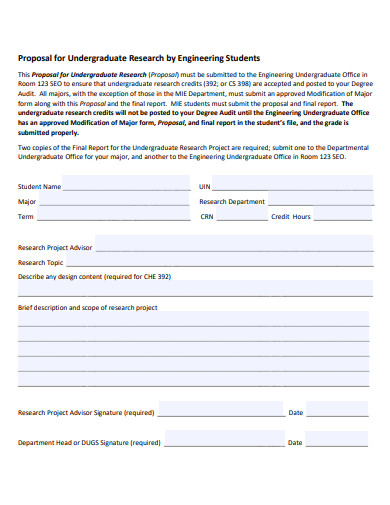 Student Research Proposal Guide - 10+ Examples, Format, Pdf | Examples