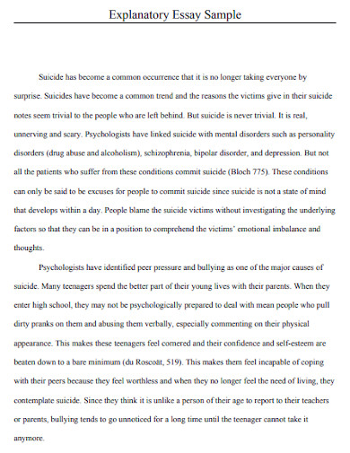 Explanatory Essay - 10+ Examples, Format, Pdf | Examples