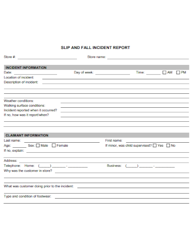 AccidentIncident Report - 10+ Examples, Format, Pdf | Examples