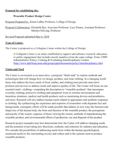 Fashion Design Proposal - 7+ Examples, Format, Pdf | Examples