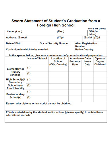 10+ High School Statement Examples [ Mission, Academic , Vision ...