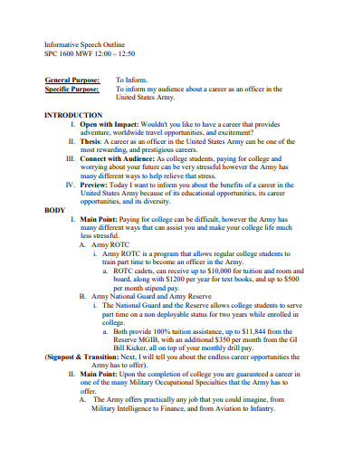  Informative Outline Format Informative Essay Outline 2022 12 14