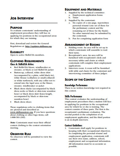 Job Interview Essay - 7+ Examples, Format, Pdf | Examples