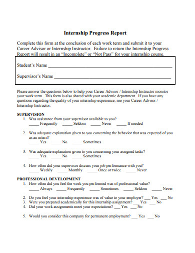 Job Progress Report - 8+ Examples, Format, Pdf | Examples