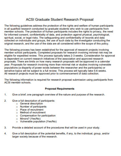 Student Research Proposal Guide - 10+ Examples, Format, Pdf | Examples