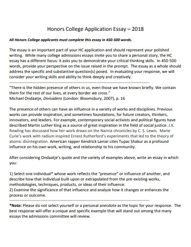 College Application Essay 10 Examples Format Pdf Examples