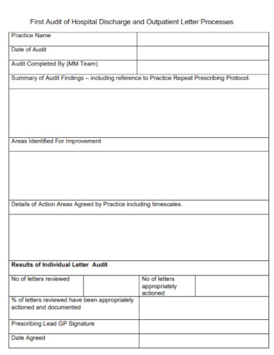Hospital Discharge Letter - 9+ Examples, Format, Sample | Examples