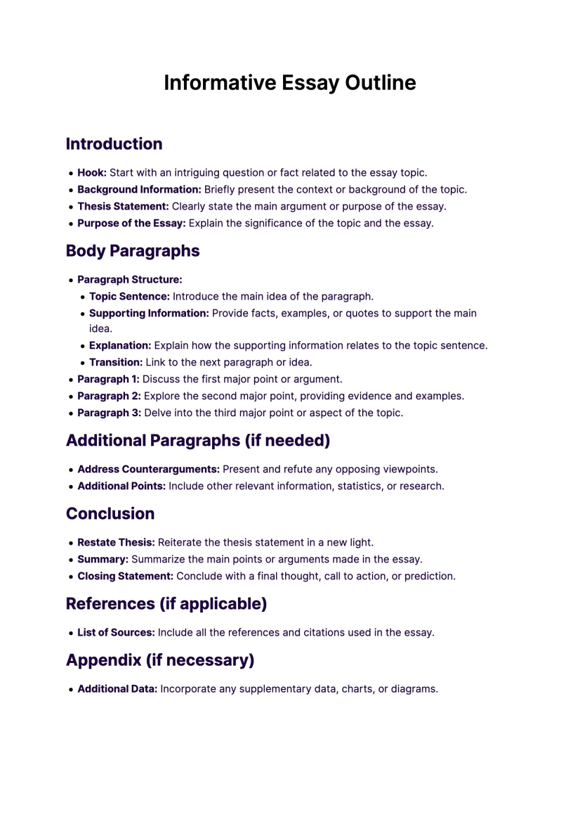Informative Essay Samples Informative Essay Samples