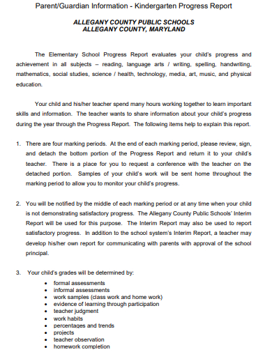 Progress Report for Students - 10+ Examples, Format, Pdf | Examples