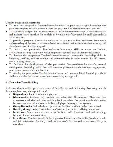 Leadership Goals for Students - 8+ Examples, Format, PDF
